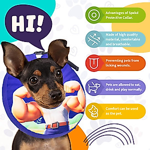 XL Large Dog Cone Collar for Dogs and Cats Inflatable Dog Donut Collar for After Surgery Recovery Soft Dog Cone for Small Medium Large Dogs Does not Impede Vision