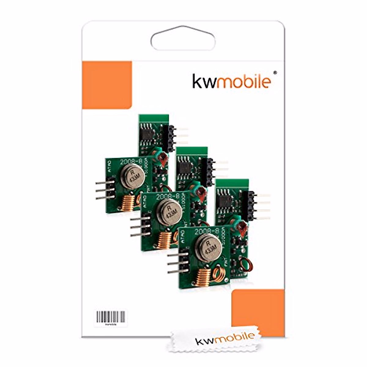 kwmobile 433 MHz Transmitter and Receiver Module Kit for Remote Control Raspberry Pi Arduino Pack of 3
