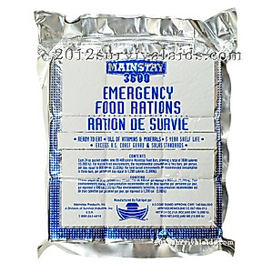 Mainstay Emergency Food Rations - 3600 Calorie Bars (Pack of 20)
