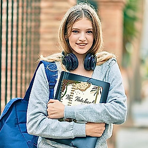 EOOUT Spiral Notebook, 3pcs, Aesthetic, For Women boho style, 8.5 x 5.7 Inches, College Ruled Notebook, With Pockets, Lined Pages A5 Size