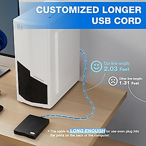 Chuanganzhuo Floppy Disk Reader, 3.5 inch External USB Type C Floppy Disk Drive for PC, Laptop and Desktop Compatible with Windows 11/10/8/7/2000/XP, Black, Frosted Texture