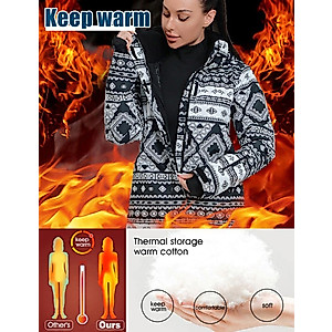 RIUIYELE Women's Ski Suit Windproof Waterproof Snowboard Colorful Printed Ski Jacket and Pants Set (Style8, M)