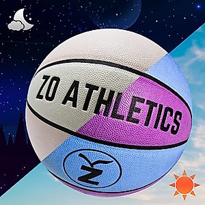 Zo Athletics Indoor Outdoor Shooting Basketball - Basketball Training Equipment - Size 7 - Gift Ideas for Boys and Girls﻿ Basketballs (COLOR CHANGE)