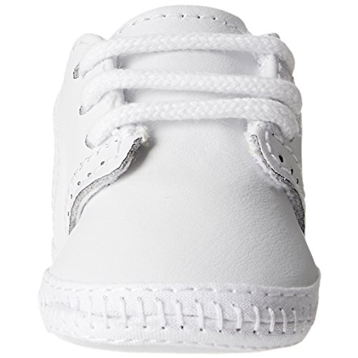 Baby Deer White Leather Saddle Oxford Crib Shoe, Infant, Unisex, Sz 0