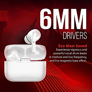 Jupiter True Wireless Earbuds, Sleek Earbuds Wireless Bluetooth 5.3 with Fast Charging Feature, Professional Wireless Earbuds for Android and iOS Devices - Plug Arena…