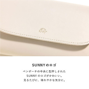 Iroha Publishing SUNNY FLAT PEN POUCH LSPL-04 Misty Green Pencil Case