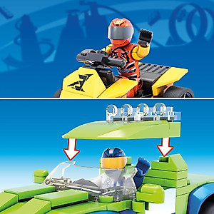 Hot Wheels Mega Construx Off-Duty and ATV Construction Set, Building Toys for Kids 5 Years and Up