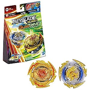 BEYBLADE Burst QuadDrive Destruction Belfyre B7 and Decay Perseus P7 Spinning Top Dual Pack - 2 Battling Game Top Toy for Kids Ages 8 and Up