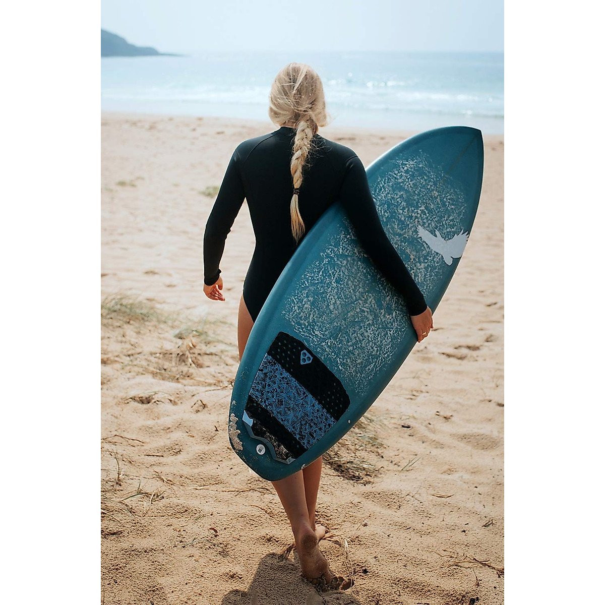 AXESEA Women's Wetsuit One Piece Shorty Wetsuit Eco Friendly Thermal Long Sleeve Front Zipper Diving Suit