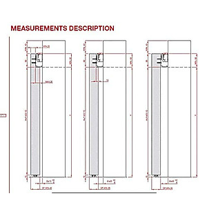 Milcasa Magic 2 – Wall Mount Concealed Sliding System for Wood Doors (Door is NOT Included) - Completely Concealed Hardware and Track (1800) Made in Italy