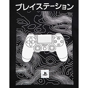 PlayStation Kids Hoodie Boys Games Japanese Logo Black Jumper Jacket 9-10 Years
