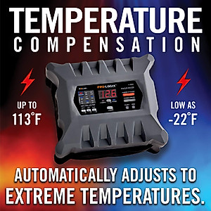 Clore Automotive PL2320 20-Amp Fully-Automatic Smart Charger, 6V and 12V Battery Charger, Battery Maintainer, and Stable Power Supply with Temperature Compensation