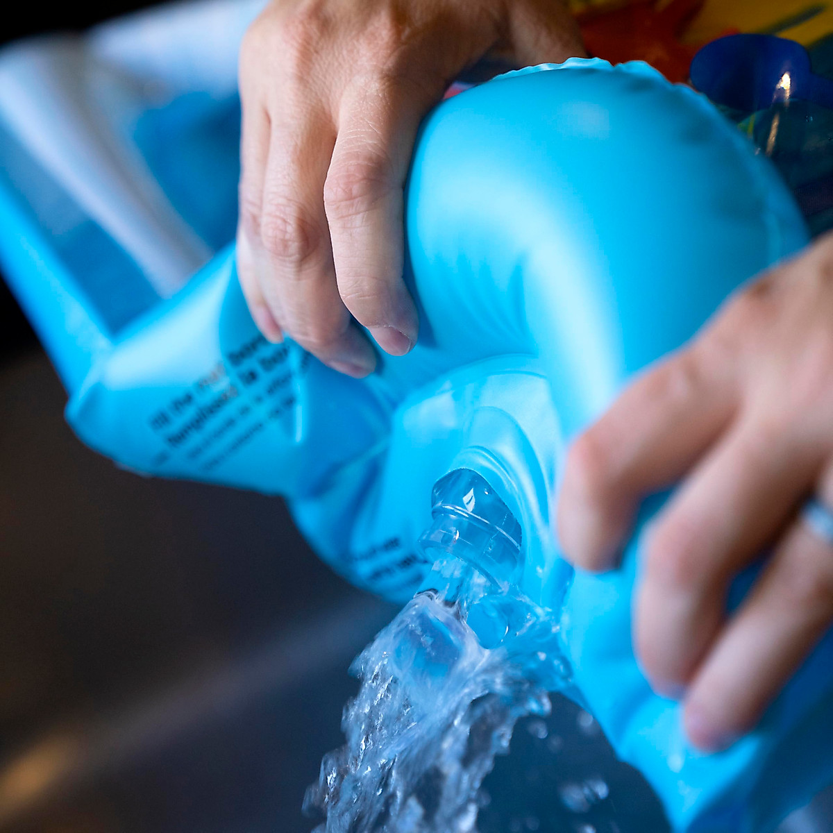 Baby Einstein Octopus Water Play Mat - Safety Fill Line, Tummy Time Activity & Sensory-Toy for Babies Newborn and up, Blue