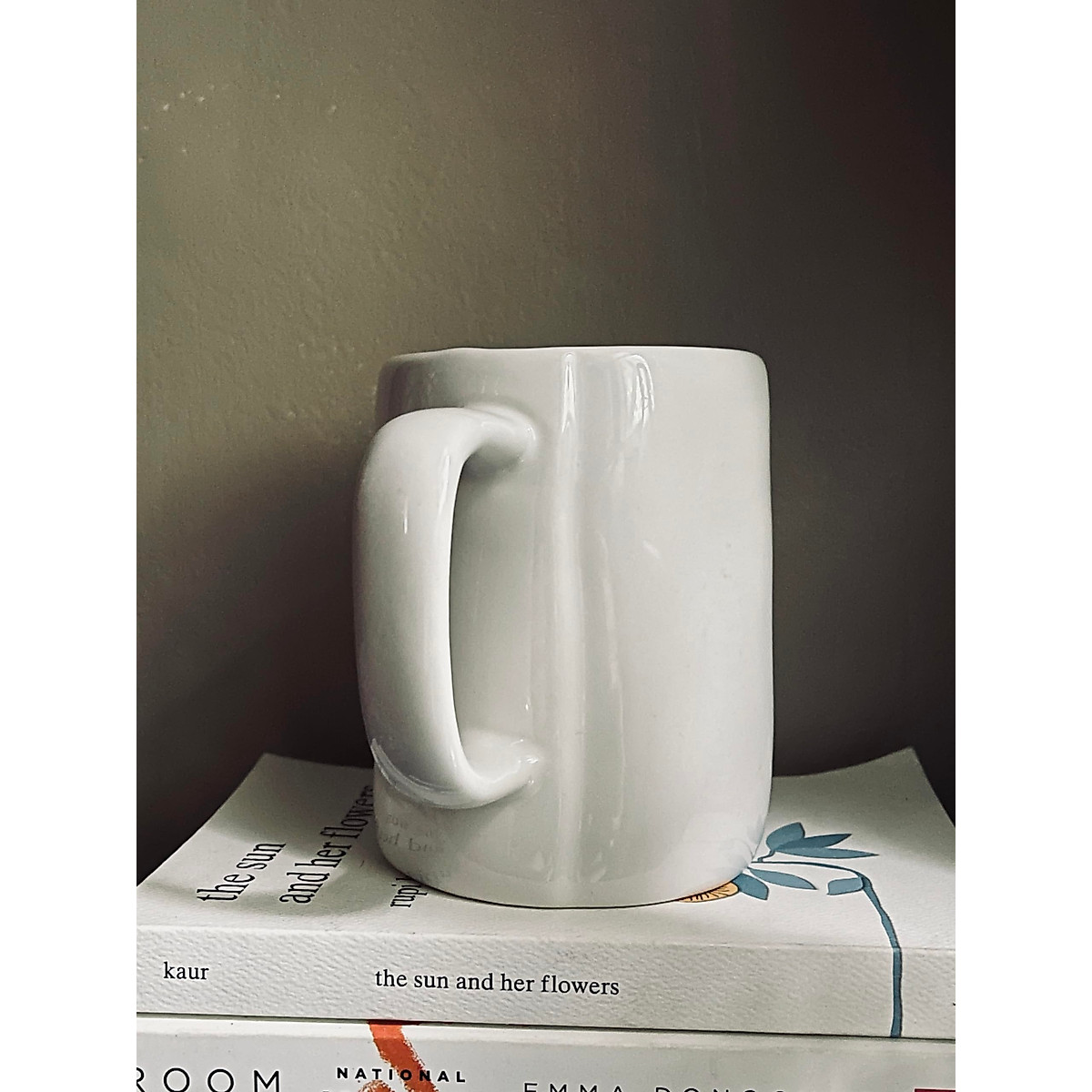 Rae Dunn By Magenta Ceramic Mug for Coffee Tea Latte | BLESSED