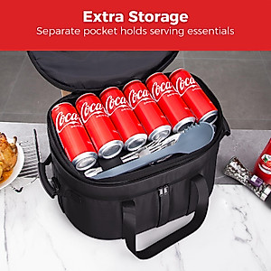 Goldlion Carrying Bag Compatible with Ninja Crockpot Slow Cooker - Portable Travel Carrier Case - Accessories for Ninja Foodi Possiblecooker Pro 8.5 Qt