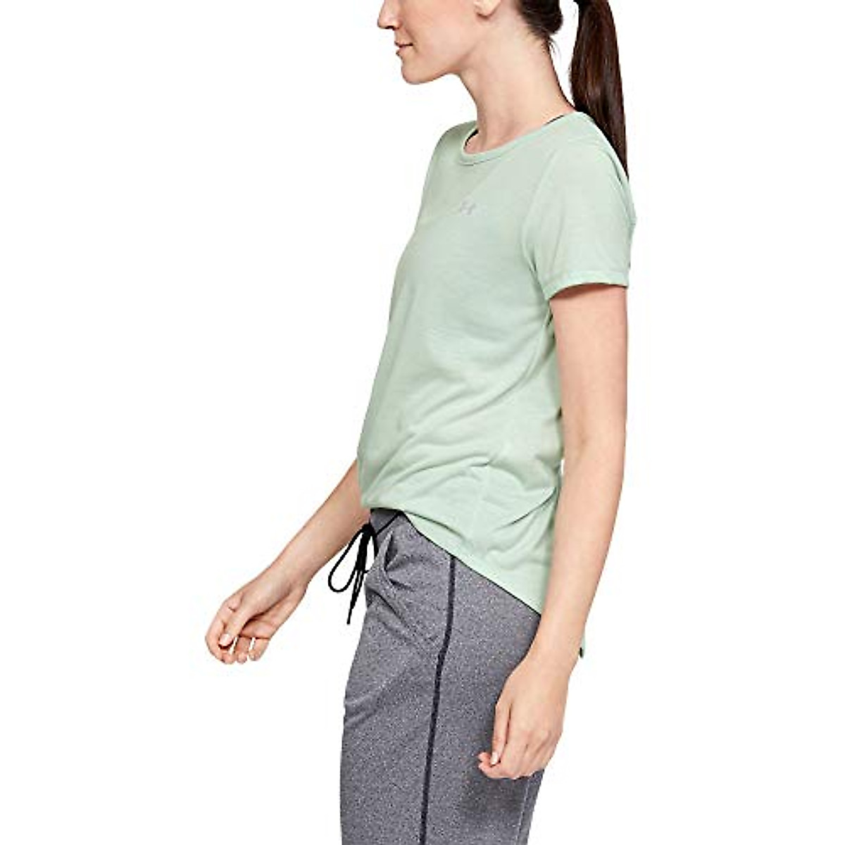 Under Armour Whisperlight Short-sleeve Shirt, Atlas Green (189)/Metallic Silver, XX-Large