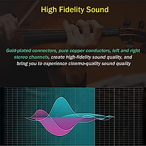 ukiism RCA to Speaker Wire Adapter, Speaker Bare Wire Cables to RCA Plugs Adapter Repair Speaker Cord for Speakers Amplifier Audio Video AV Receivers- DIY, 2 M/6.6FT