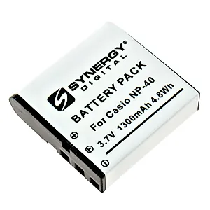 Synergy Digital Digital Camera Battery, Compatible with Vivitar NP-40 Digital Camera Battery (Li-Ion, 3.7V, 1300 mAh)