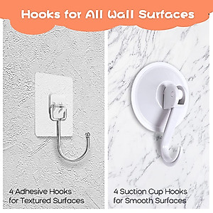 Bath Toy Organizer, SUNDOKI Toy Holder Storage Bags 2 Bath Toy Nets with and 8 Hooks for Kids, Toddlers and Adults (Green)