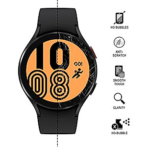 T Tersely (3 Pack Screen Protector for Samsung Galaxy Watch 7/6/5/4 (44MM), 9H Hardness Tempered Glass Film Guard for Samsung Galaxy Watch