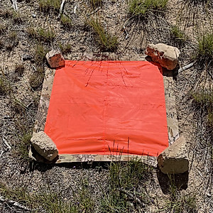 One Sabre Multipurpose Air Panel (MAP) - Signal Panel, Ground Marker, 100% Ripstop, Pack Cover, Sack, (MC Tan)