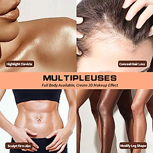 Contour Stick, Highlighter Stick, Blush Stick Set - Creamy Formula for Sculpting, Gleaming and Flushing the Face. All-in-One Contouring, Illuminating, Rouge Makeup Collection Sticks to Achieve Dimensional, Chiseled Facial Features and Refined Sculpted Loo