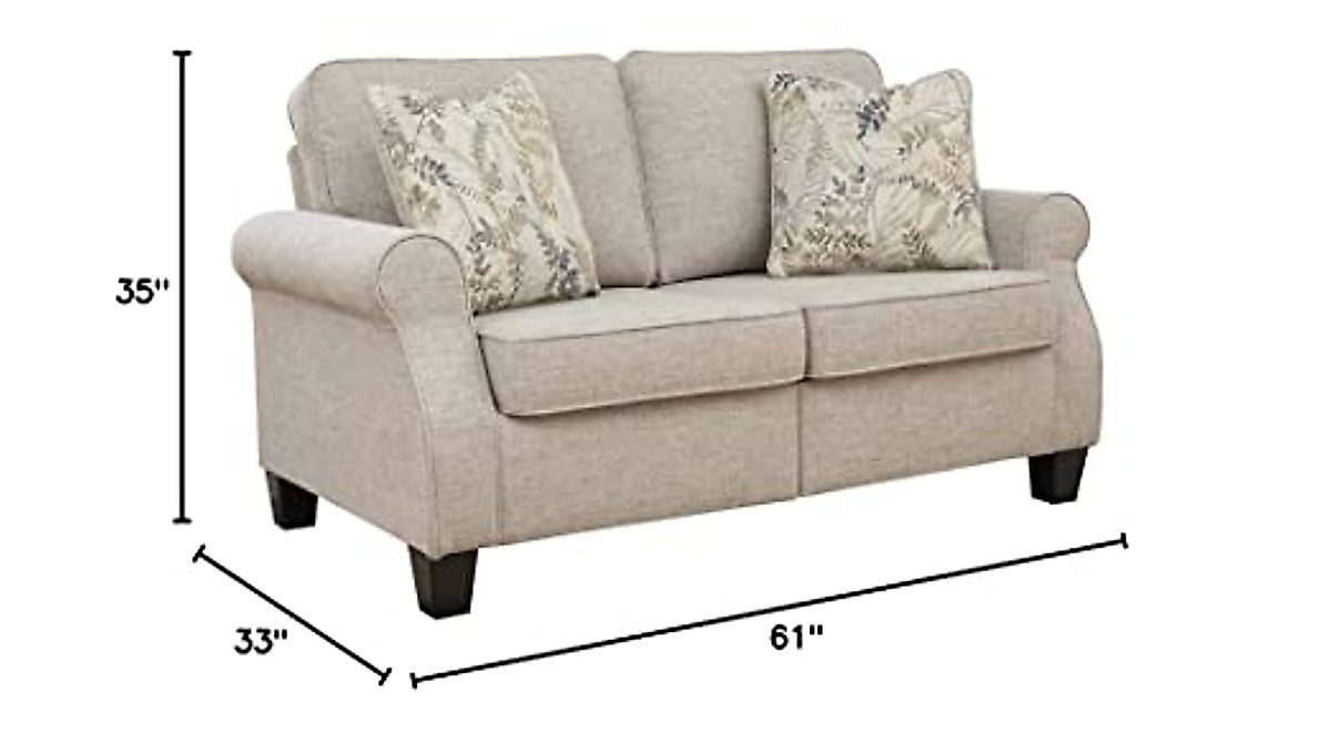 Alessio Modern Transitional Loveseat in Beige | Stylish Comfort