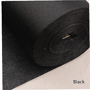 100cm Fusible Interfacing Non-Woven Polyester Interfacing Fabric Single-Sided Iron on Interfacing Black