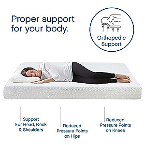 Classic Brands Cool Gel Ventilated Memory Foam 10-Inch Mattress, CertiPUR-US Certified, Mattress in a Box, King, White