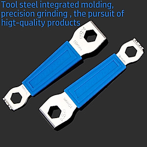 Bicycle Chain Ring Bolts Wrench, Chain Bolt Spanner for Mountain Bike, 9/10mm Chainring Fixed Wrench Bicycle Repair Tool Bicycle Crank Spanner Wrench Tool