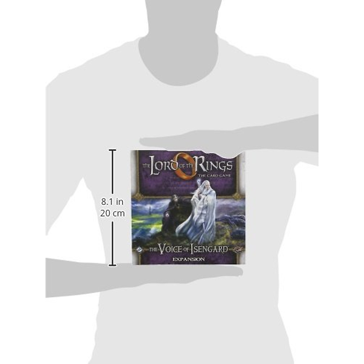 The Lord of the Rings The Card Game The Voice of Isengard DELUXE EXPANSION - Cooperative Adventure Game, Strategy Game, Ages 14+, 1-4 Players, 30-120 Min Playtime, Made by Fantasy Flight Games