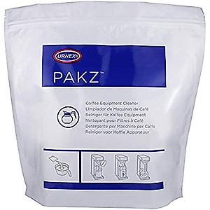 Pakz Professional Coffee Equipment Cleaner - 20 Packets - Cleans Brew Basket and Server Simultaneously