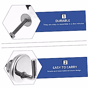 Uonlytech 2pcs Toilet Lid Hinge Toilet Cover Seat Toilet Tank Bolts Stainless Steel Bolts Replacement Toilet Bolt Toilet Fittings Toilet Screws Replacement Toilet Hinge Screws Water Tank