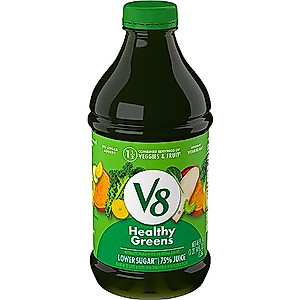 V8 Blends Healthy Greens Juice, 46 fl oz Bottle (Pack of 6)