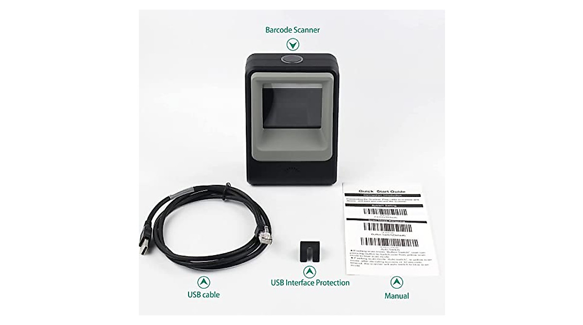 Get Handsfree 2D 1D Desktop Barcode Scanner | Scan QR Codes