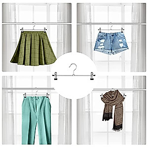 Pants Hangers with Clips 50Pack Skirt Hangers Clips Hangers (50Pack)