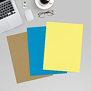 LUXPaper 8.5" x 11" Paper | Letter Size | Pastel Canary Yellow | 60lb. Text | 50 Qty