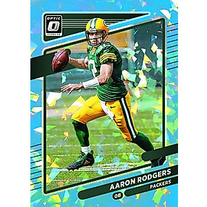 2021 Panini Donruss Optic Football Jumbo Cello Pack (Green Velocity Parallels!) - 12 Trading Cards per Pack