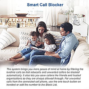 Vtech VS112-37 DECT 6.0 Bluetooth 3 Handset Cordless Phone for Home with Answering Machine, Call Blocking, Caller ID, Intercom and Connect to Cell (Silver & White)