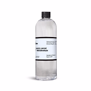 Triethanolamine (Tea) for Cosmetics 500 mL 99% pH Balancer, Surfactants DIY Skincare and Cosmetic Products by Talsen Chemicals