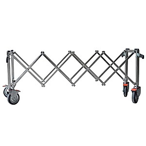 INTSUPERMAI Stainless Steel Funeral Stretcher Truck Church Truck Casket Stand Trolley Cart Fordable Mortuary Supply Coffin Cart
