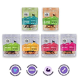 I and love and you Nice Jerky Bites - Grain Free Dog Treats, Chicken + Duck, 4-Ounce, Pack of 1