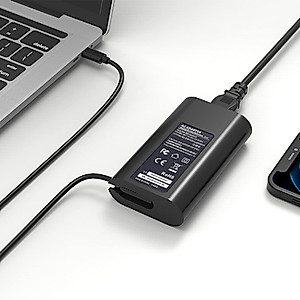 Mackertop 45W USB C Laptop Charger for Dell XPS 13 9360 9370 9300 9380 7390 2in1 Latitude 7390 2in1 7200 7370 5290 Inspiron 14 7437 Chromebook 5190 3100 3400 2in1, LA45NM150 0HDCY5 Power Supply Cord