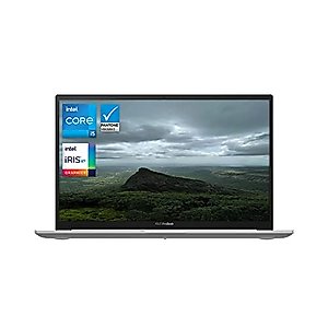 ASUS VivoBook Pro 14 OLED Business Laptop, 14" 2.8K OLED (400nits 100% DCI-P3), Intel 4-Core i5-11300H, Backlit Keyboard, Harman/kardon Audio, Windows 11 (8GB RAM | 1TB PCIe SSD)