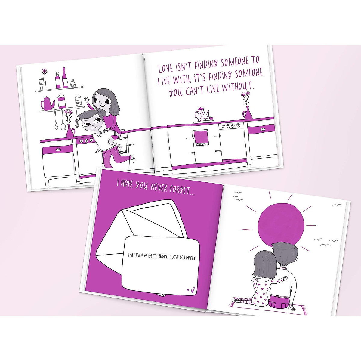 Personalized Book for Boyfriend, Girlfriend, Spouse, Partner, Birthday | Book of Us (Hardcover)