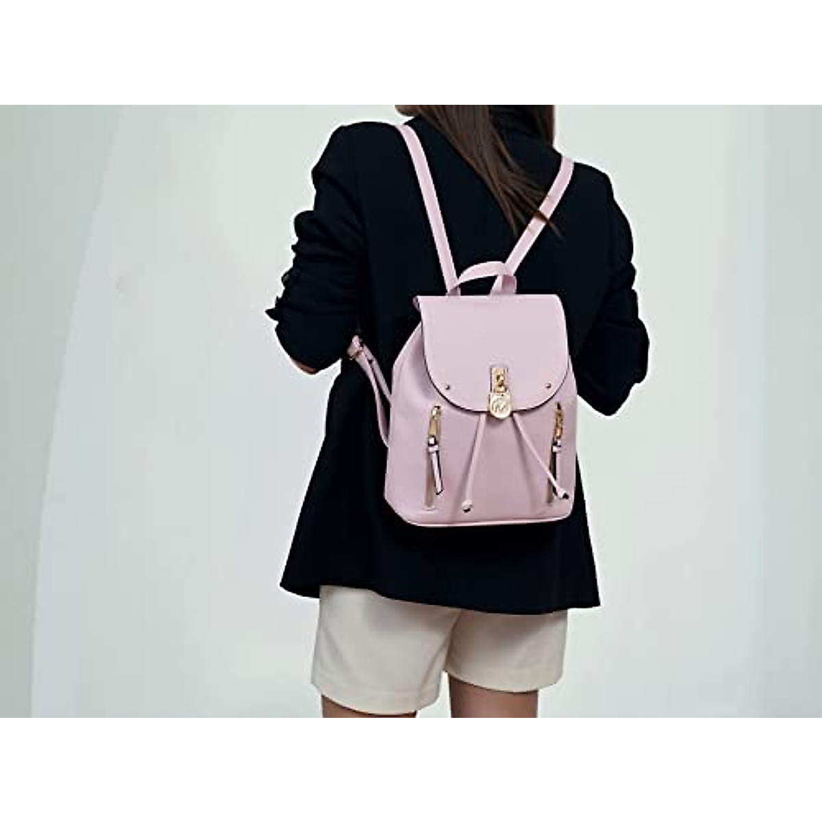 MKF Collection Backpack Purse for Women & Teen Girls, Vegan Leather Top-Handle Fashion Daypack