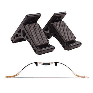 SOPOGER Archery Bow Wall Mount Storage Bow Rack Wall Hanger Display Universal Bow Holder Stand for Recurve Compound Bow Longbow (Black)