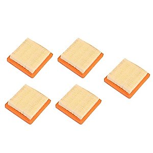Haofy Replacement Air Filter, 5PCS Trimmer Air Filter Panel Filter Paper Replacement for FS91 Garden Tool