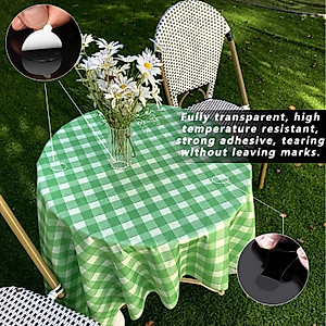 60Pcs Transparent Tablecloth Clips&Table Cloth Holder Clips, Table Cover Clips for Thick Picnic Table Clips, Photo Mounting, Birthday Party Decorating, Office And Classroom