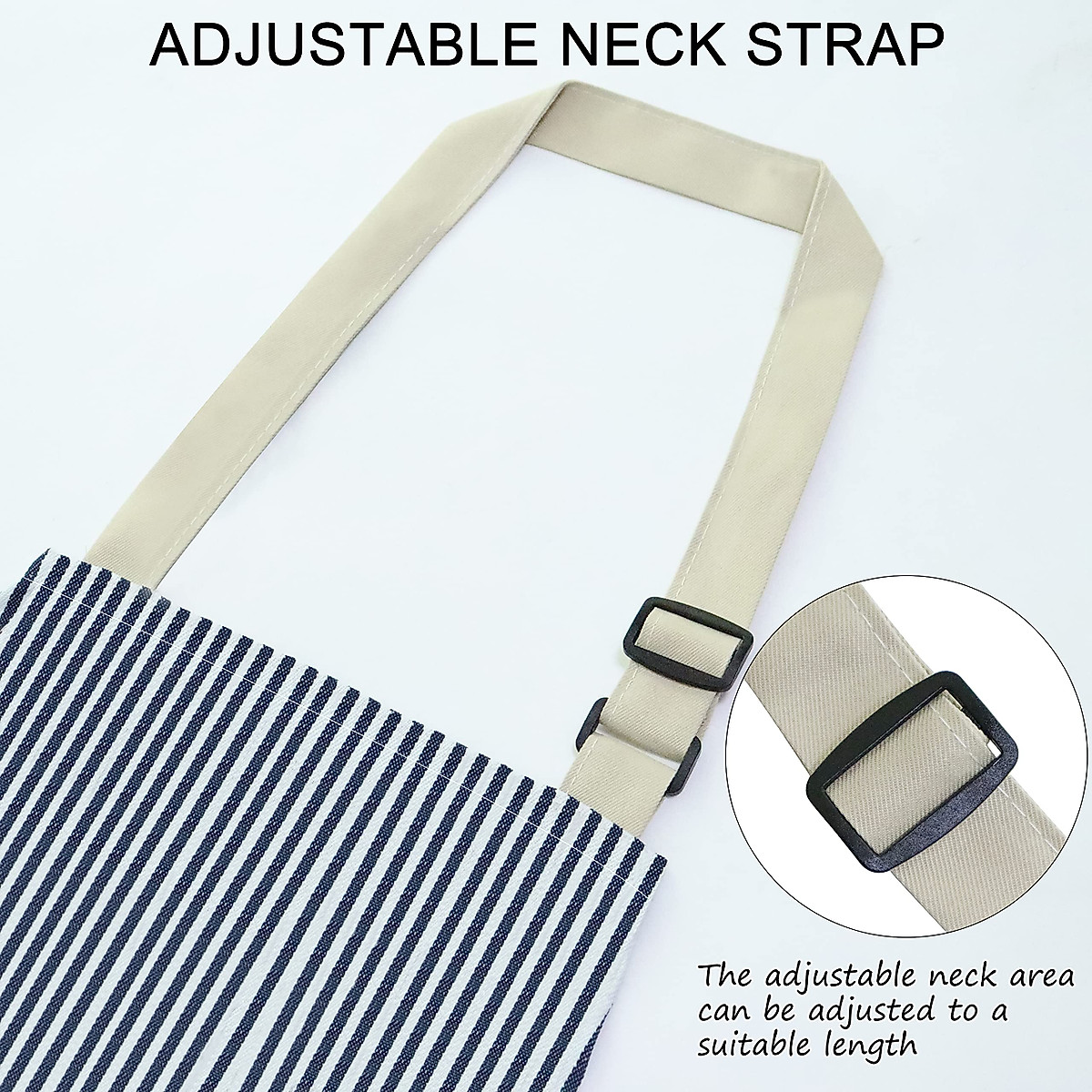 ATROPOS 2pcs Kids Aprons with Pockets, Kids Chef Aprons Boys/Girls Adjustable Kids Kitchen Apron for Cooking, Baking, Painting (2-6 Years)